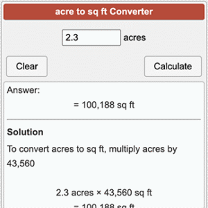 Convert 0.35 Acres to Square Feet: Easy Calculation