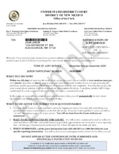 Letter From U.S. District Court: What It Means