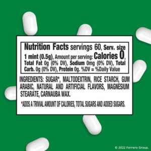 Tic Tac Sugar Content: Low-Sugar Treat Option