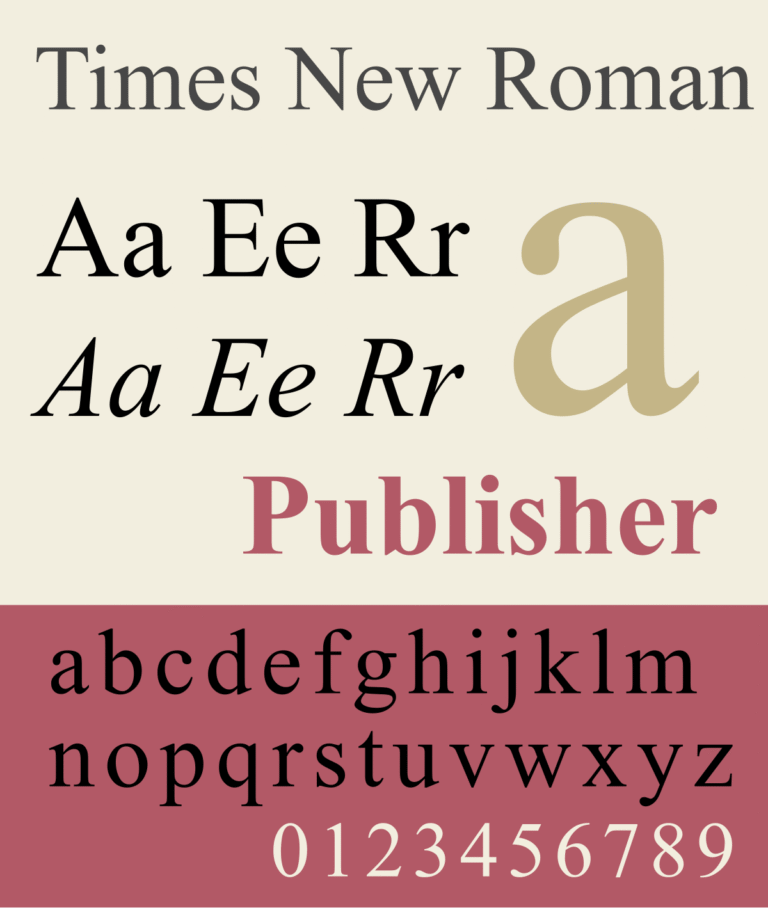 Times New Roman Font: The Classic Choice for Documents
